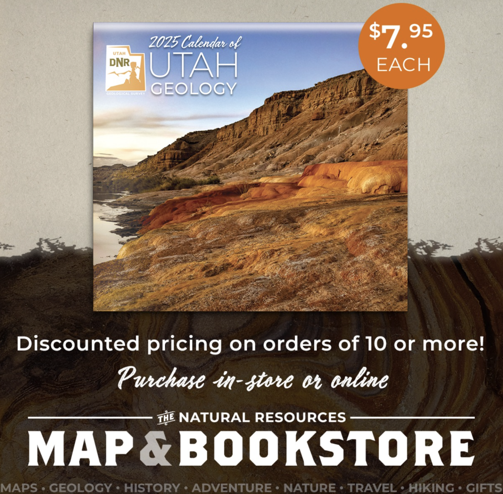 Press Release: Utah Geological Survey Launches 2025 Calendar of Utah ...