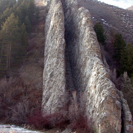GeoSights: Devils Slide, Morgan County, Utah - Utah Geological Survey