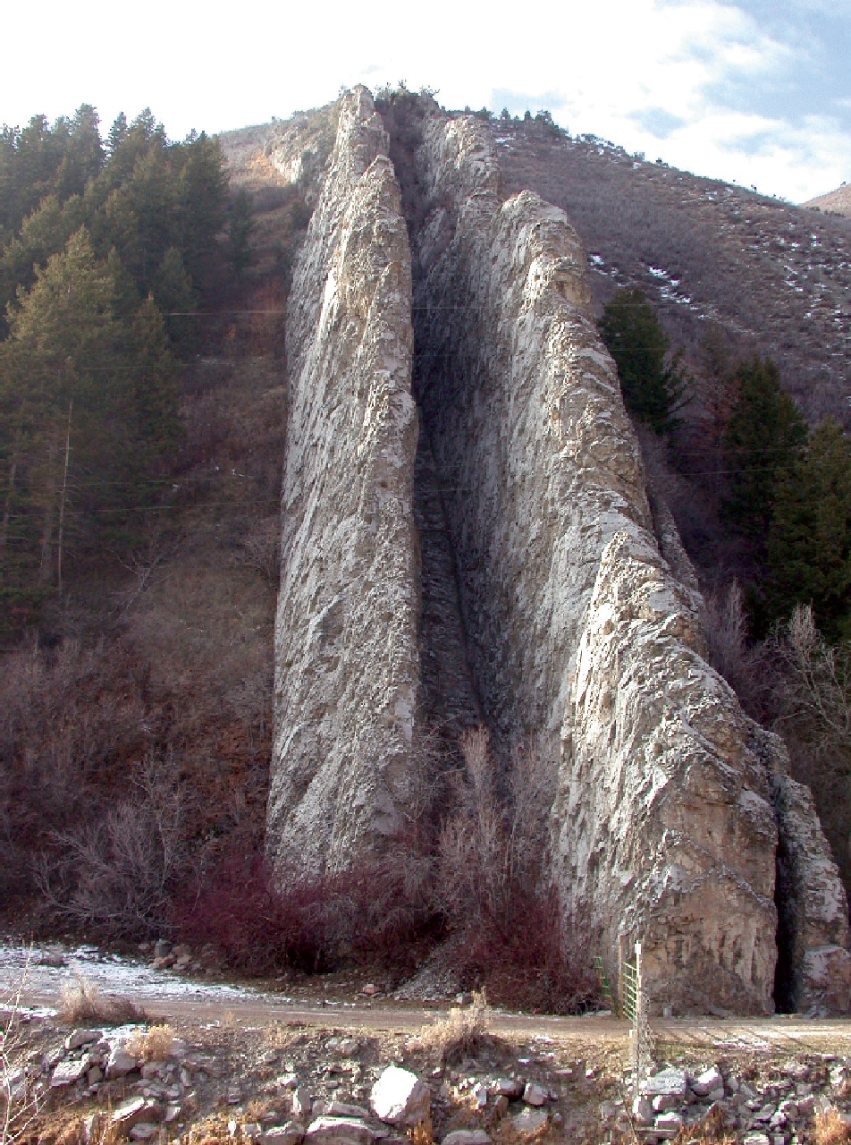 GeoSights: Devils Slide, Morgan County, Utah - Utah Geological Survey