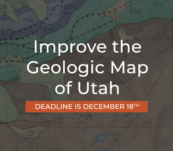 Improve on Our Geologic Map of Utah - Utah Geological Survey