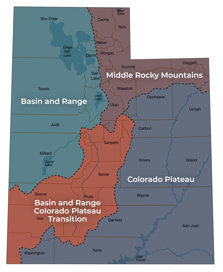 Utah Landforms - Utah Geological Survey