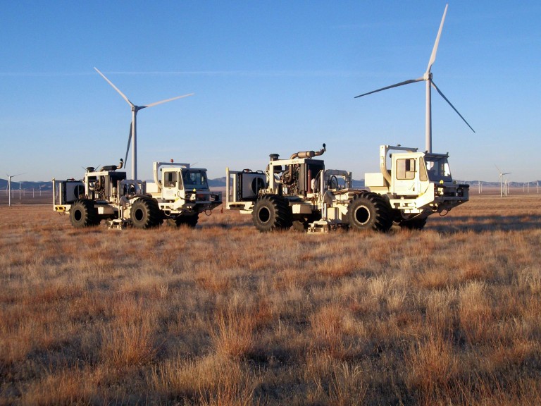 Vibroseis Trucks 1 - Utah Geological Survey
