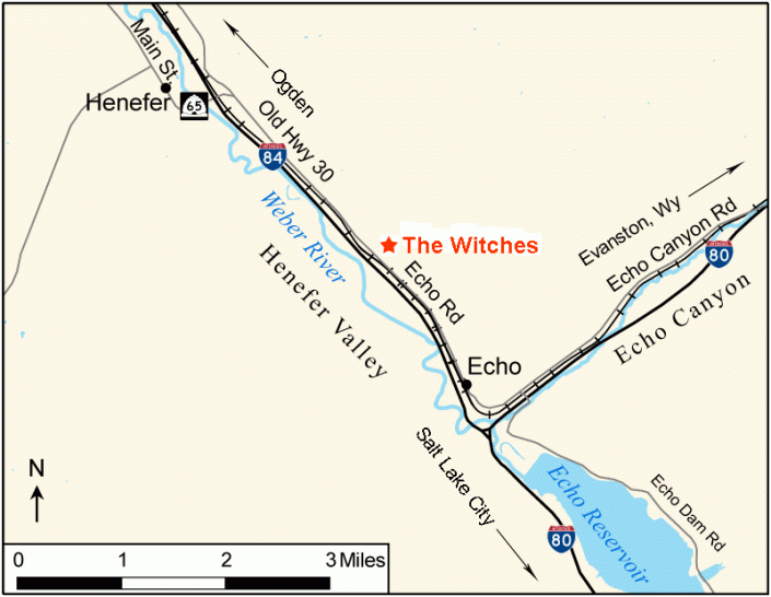 Witches Location Map - Utah Geological Survey