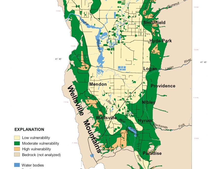 Cache Valley sensitivity and vulnerabilty to pesticides - Utah ...