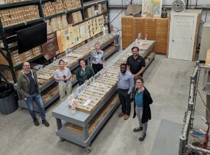 Photo of the project team in the Utah Core Research Center from the ...