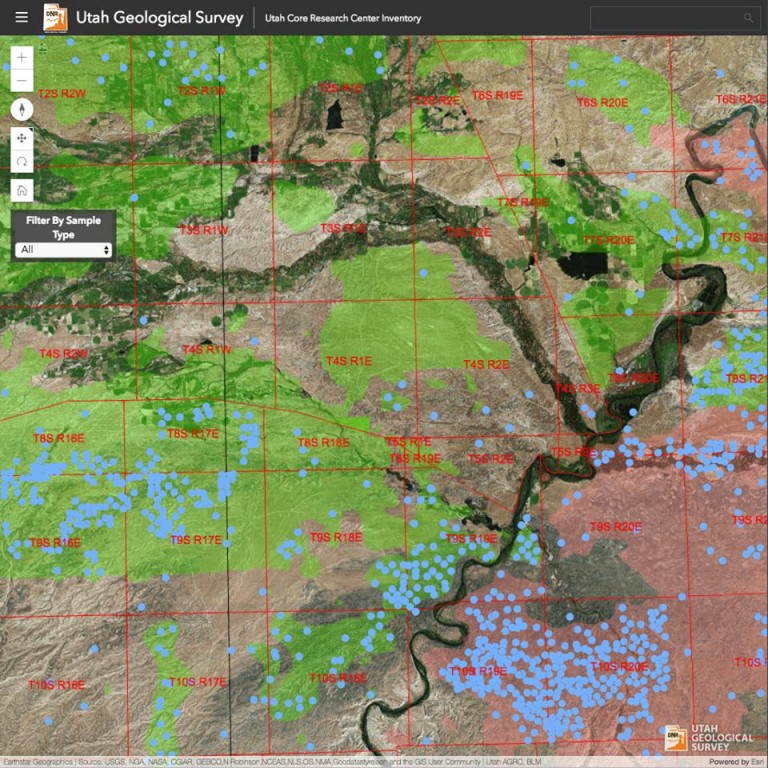 Interactive Utah Core Research Center Inventory - Utah Geological Survey