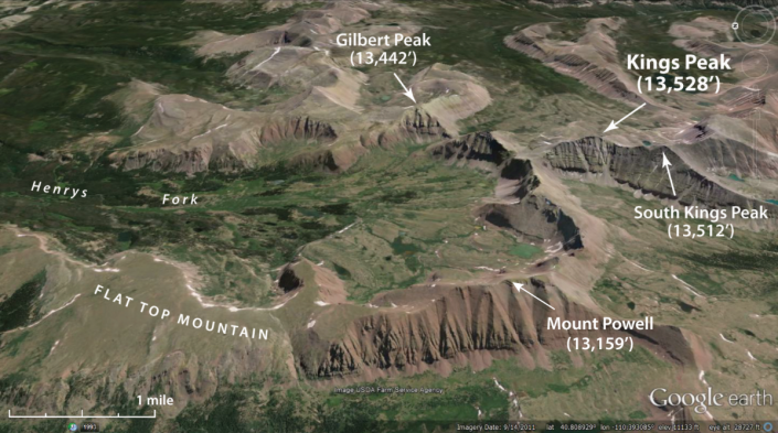 Glad You Asked: Where Does Utah's King's Peak Rank on the List of U.S ...