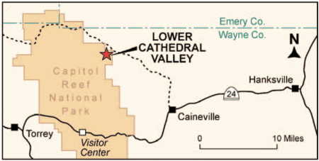 lower_cathedral_valley_location_map - Utah Geological Survey