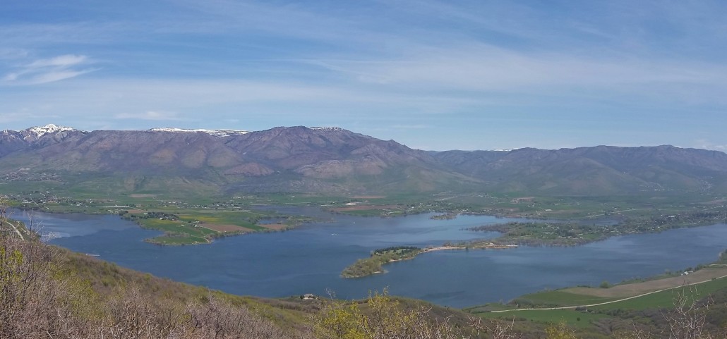 Panoramic view of Pineview Reservoir in Ogden Valley. - Utah Geological ...
