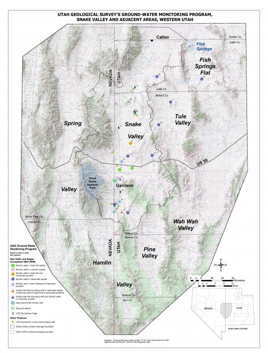 Snake Valley Map - Utah Geological Survey