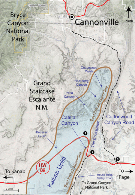 GeoSights: The Cockscomb and Kaibab Uplift of Southern Utah - Utah ...
