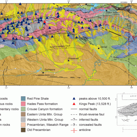 The Uinta Mountains: A Tale of Two Geographies & More - Utah Geological ...